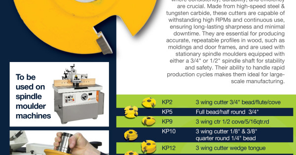 PRO-TECH Spindle Moulder Cutters