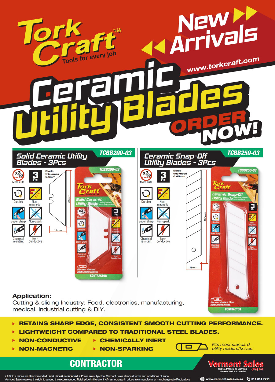 Tork Craft Ceramic Utility Blades