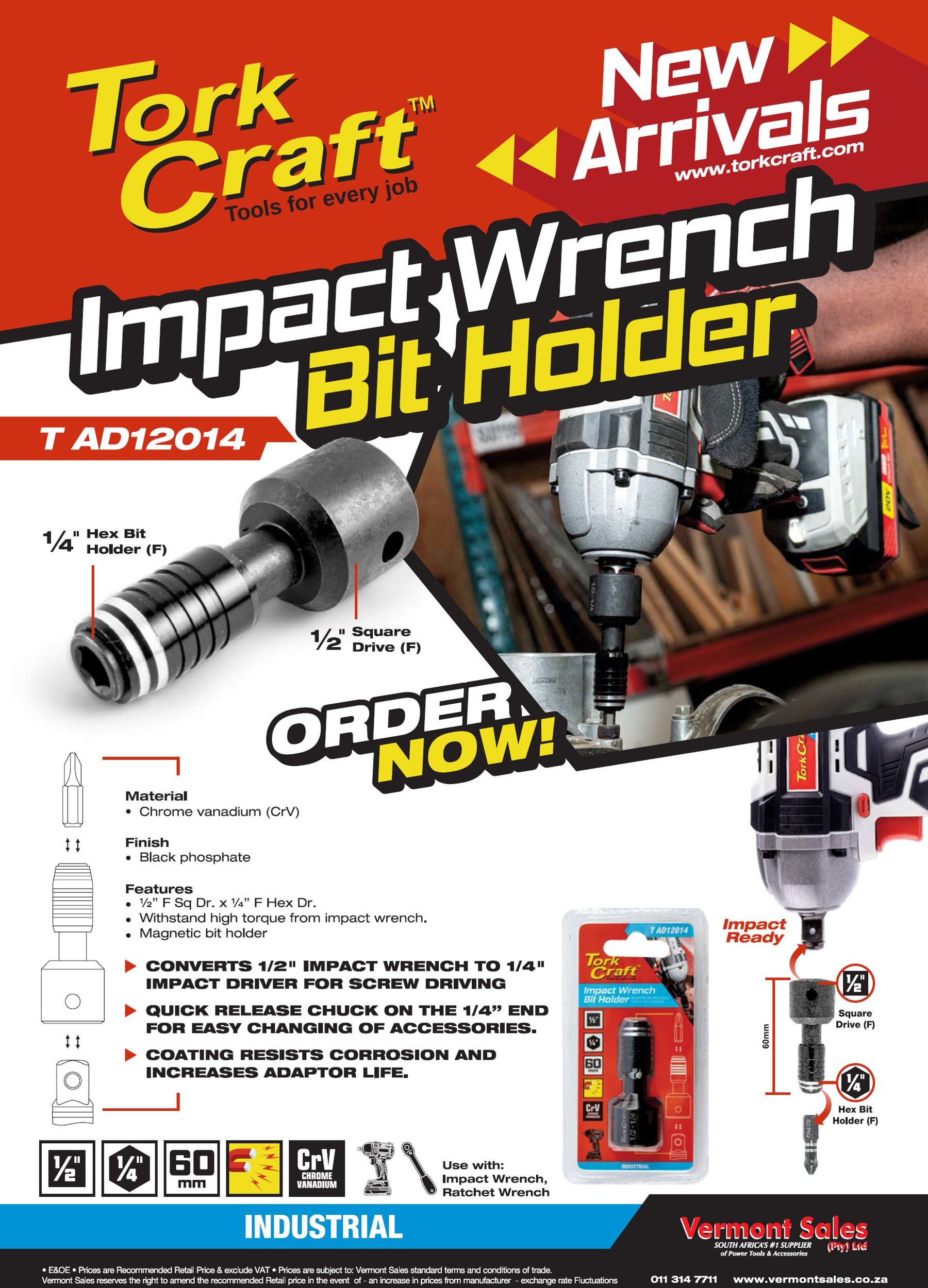 Tork Craft Impact Wrench Bit Holder