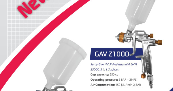 GAV - New HVLP Spray Guns