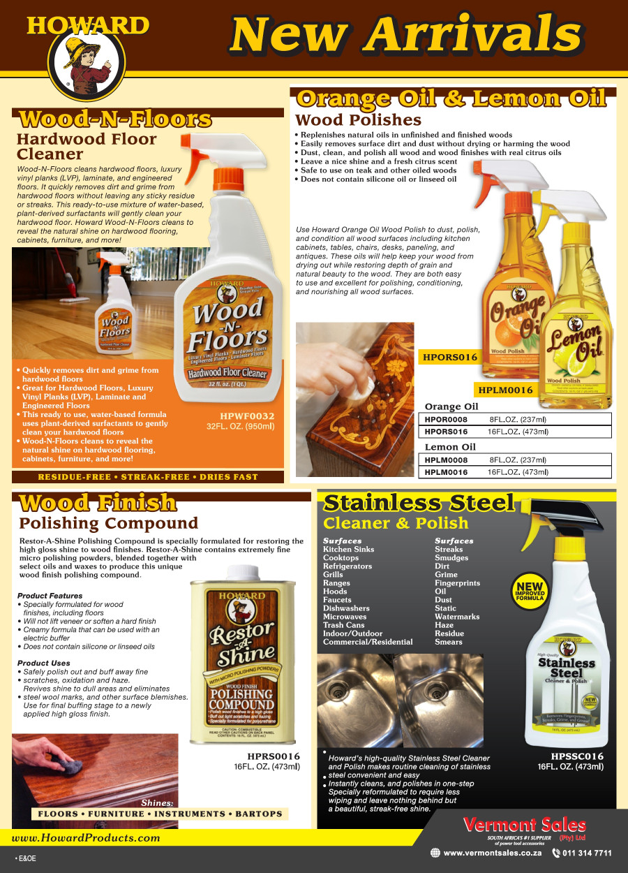 New Arrivals - Howard Products