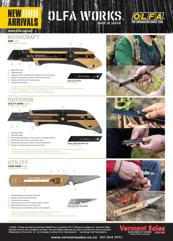 New Product Leaflets and Brochures