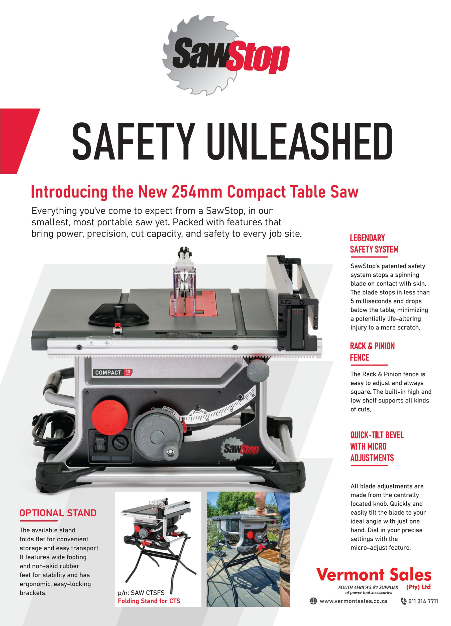 SawStop Compact Table Saw