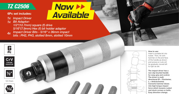 Tork Craft impact driver set