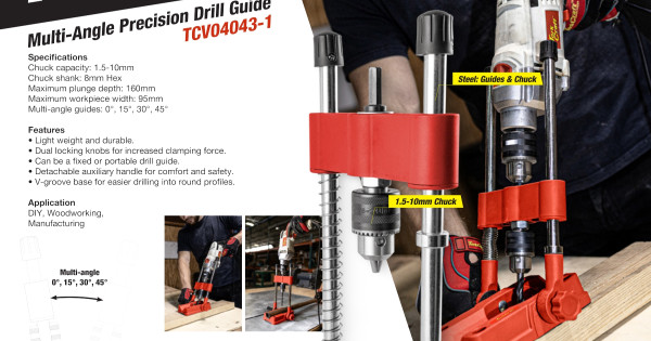 Tork Craft Multi Angle Drill Guide