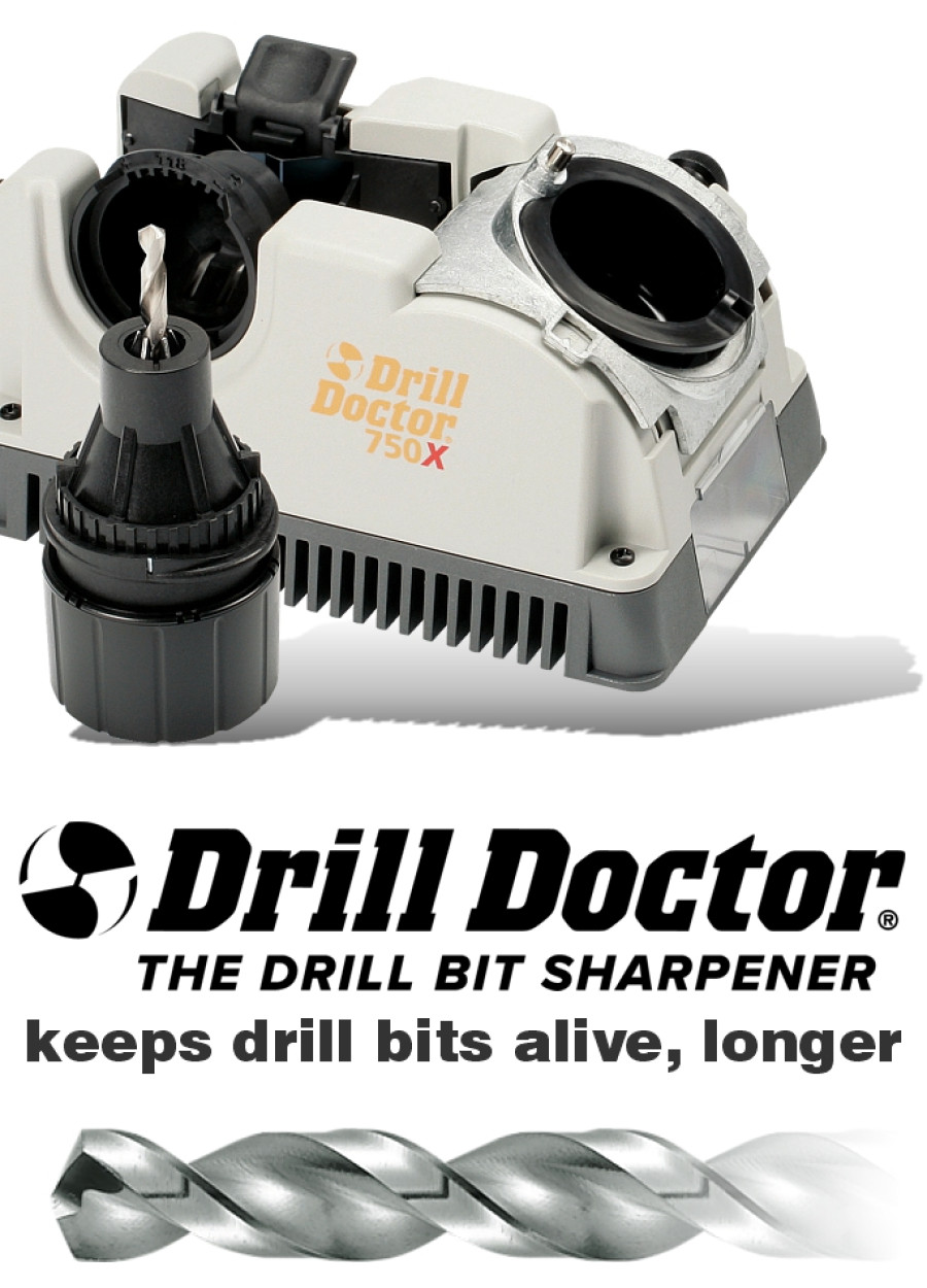 DRILL DOCTOR KEEPS DRILL BITS ALIVE, LONGER