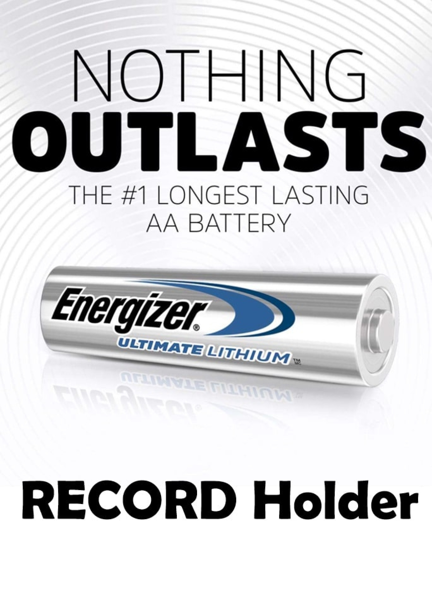 ENERGIZER'S GUINNESS WORLD RECORD BATTERIES