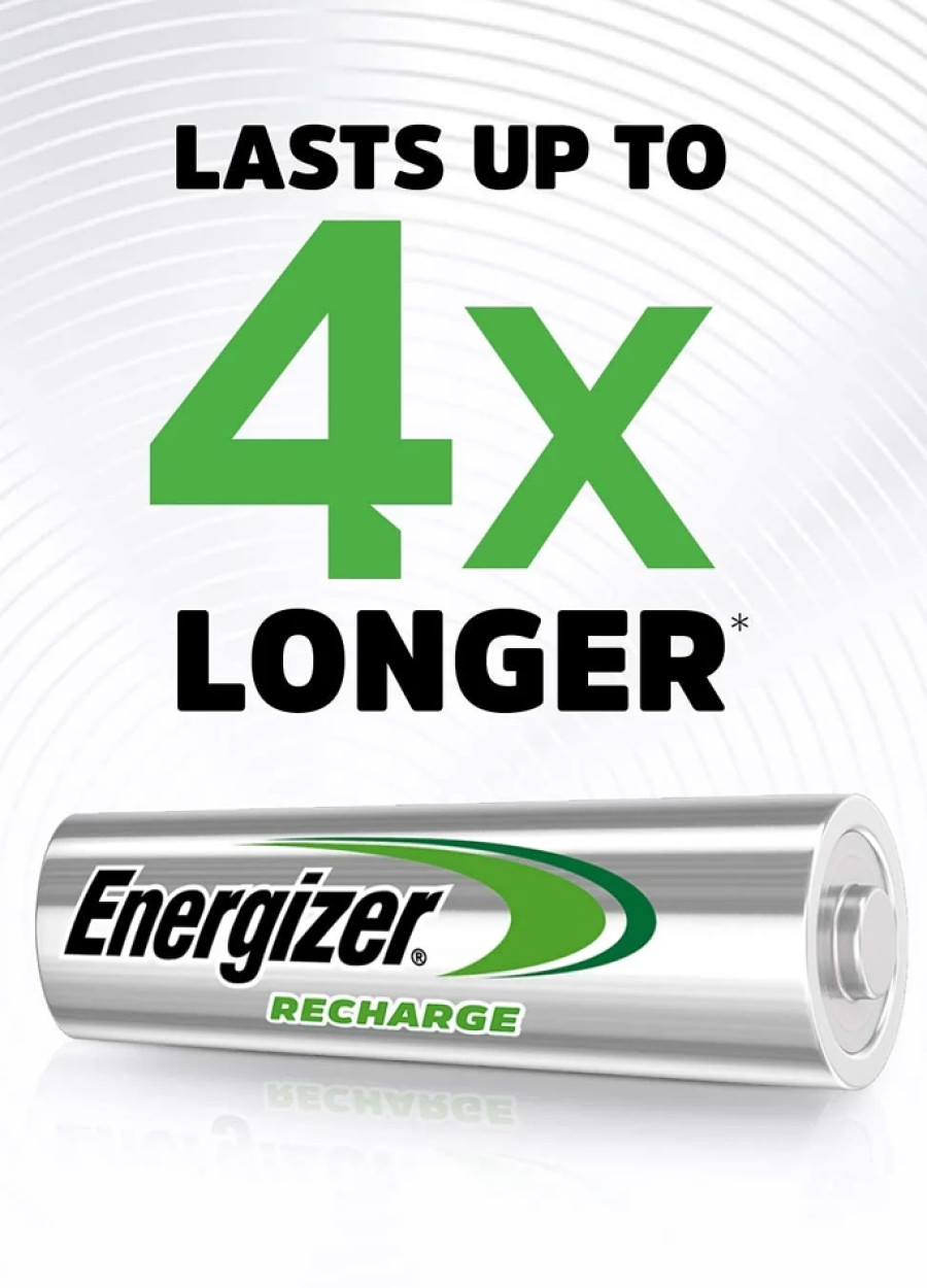 RECHARGE! ENERGIZER'S LONG-LIFE RANGE