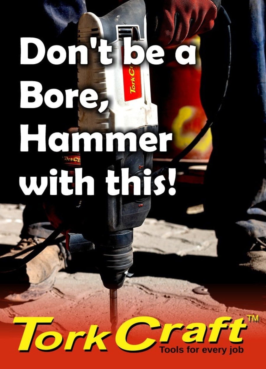 TORK CRAFT KIT-IT ROTARY HAMMER IS A HIT