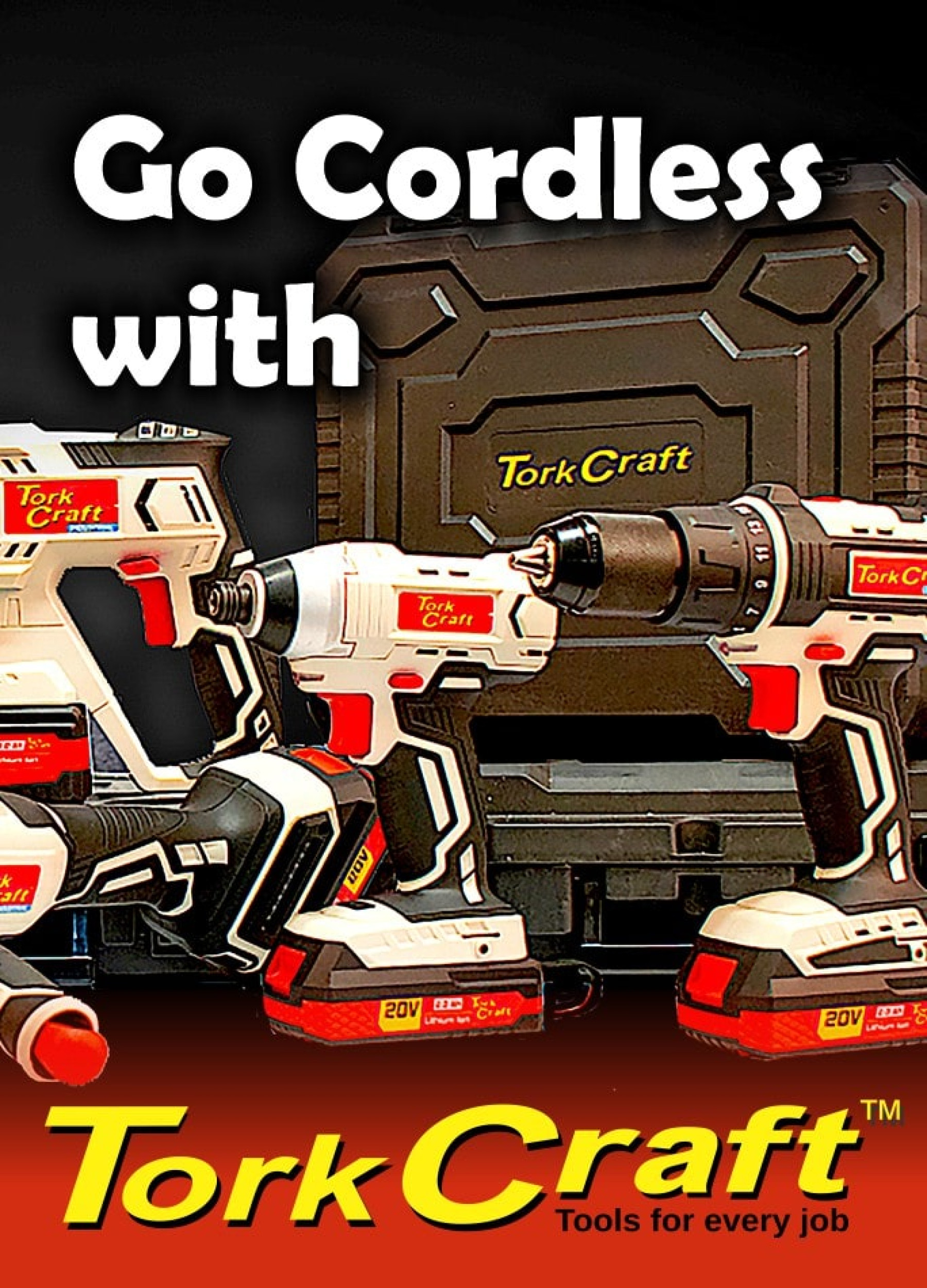 THE TORK CRAFT CORDLESS POWER TOOL ADVANTAGE