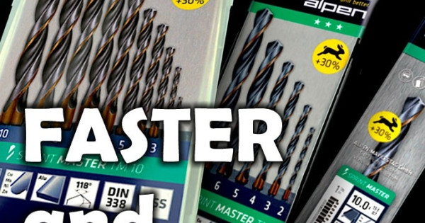 ALPEN SPRINT DRILL BITS: MASTERS OF VERSATILITY