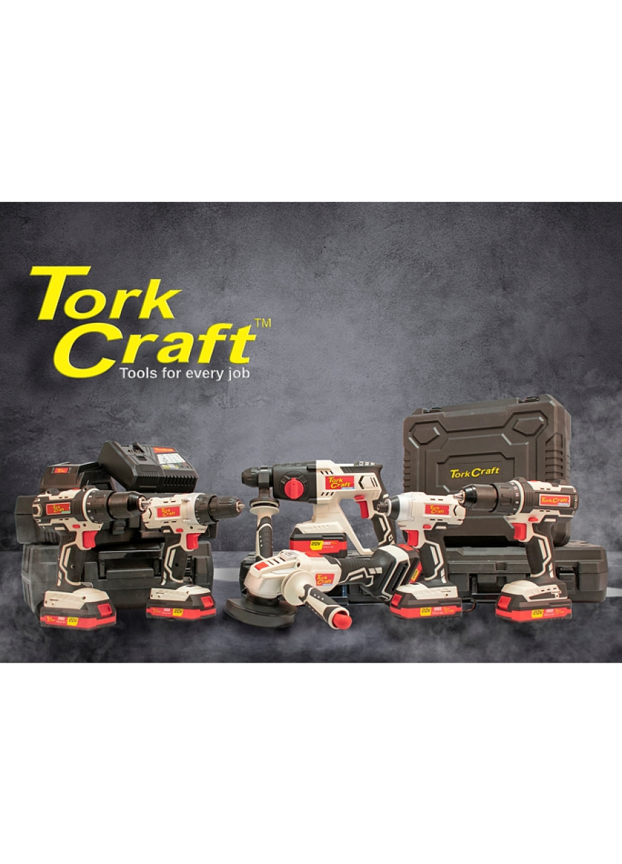Tork Craft's growing range of cordless power tools get the job done