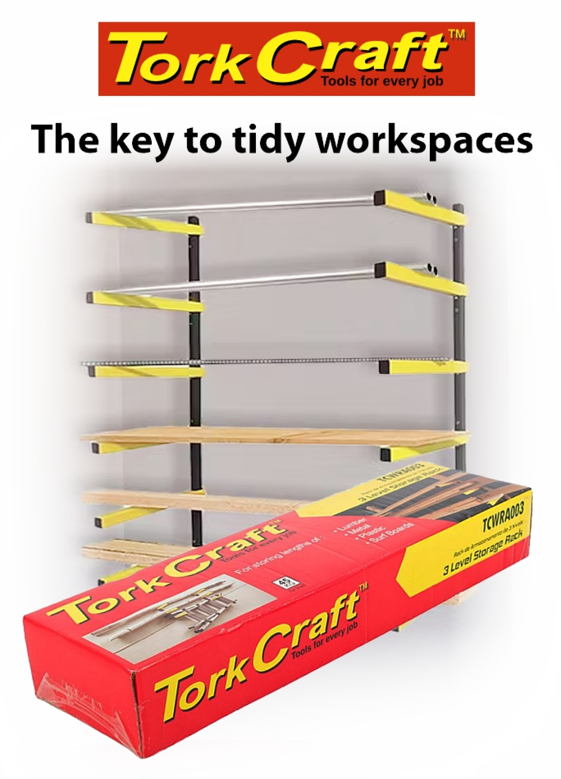 Smart, tough, Tork Craft Racks are easy to install